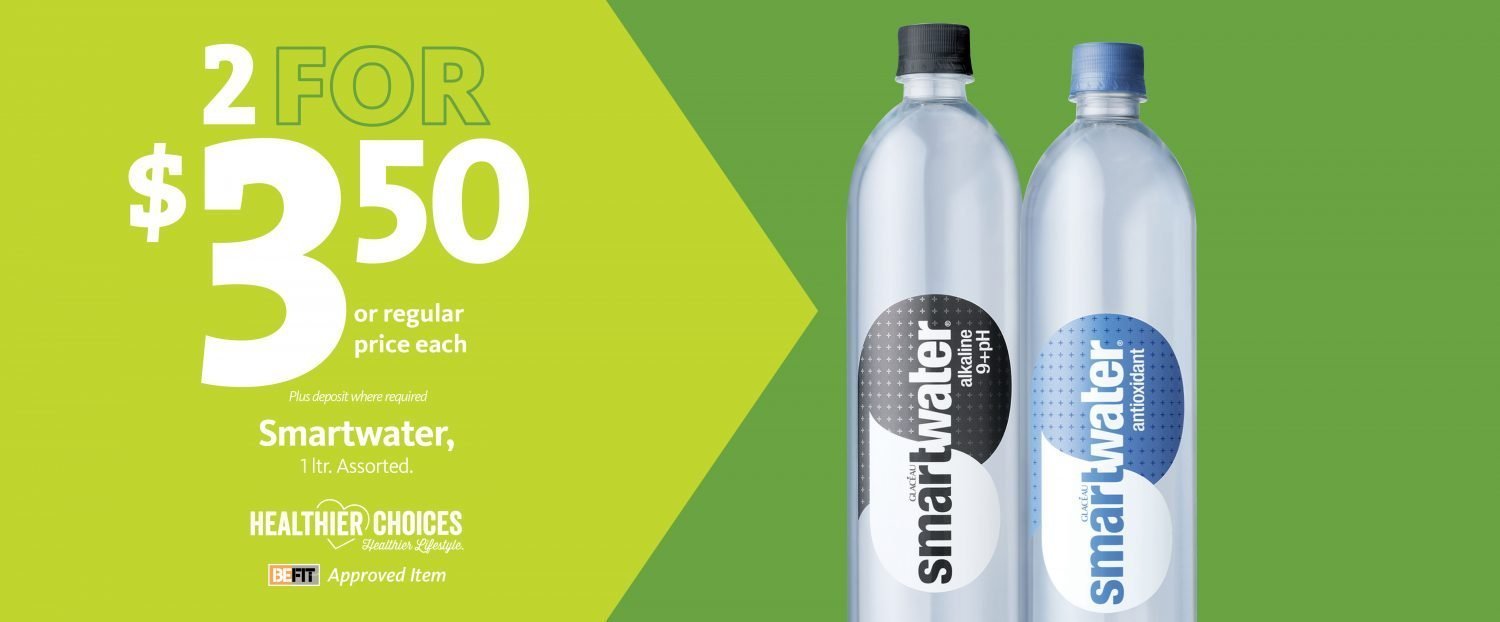 Express - BeFit smartwater 2/$3.50 - Exchange Community Hub