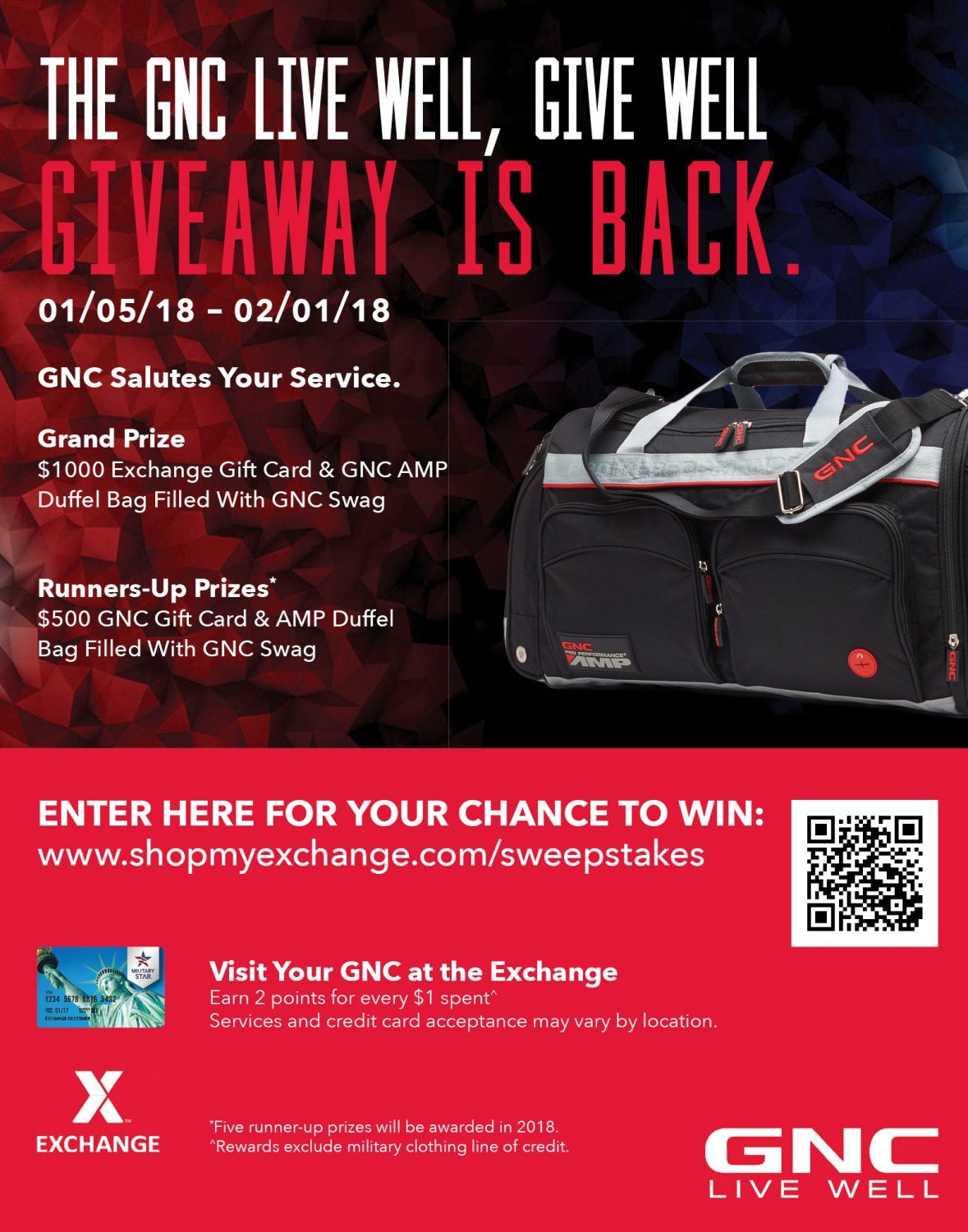 Exchange Giving Away $5,000 in Gift Cards, GNC Gear in Sweepstakes ...