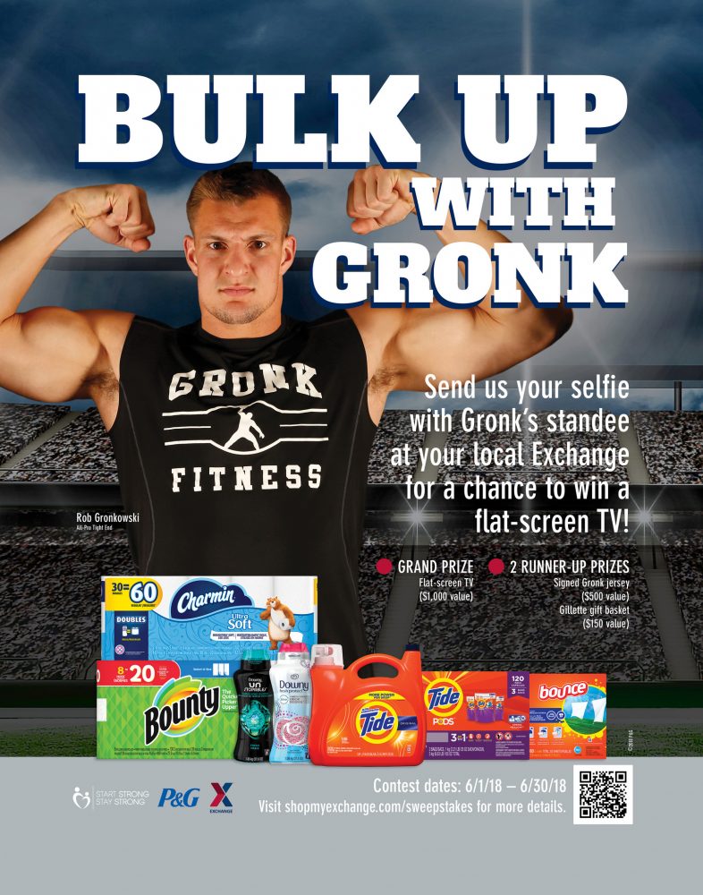 Exchange Shoppers Can Flex with Gronk to Win a Flat-Screen TV – The ...