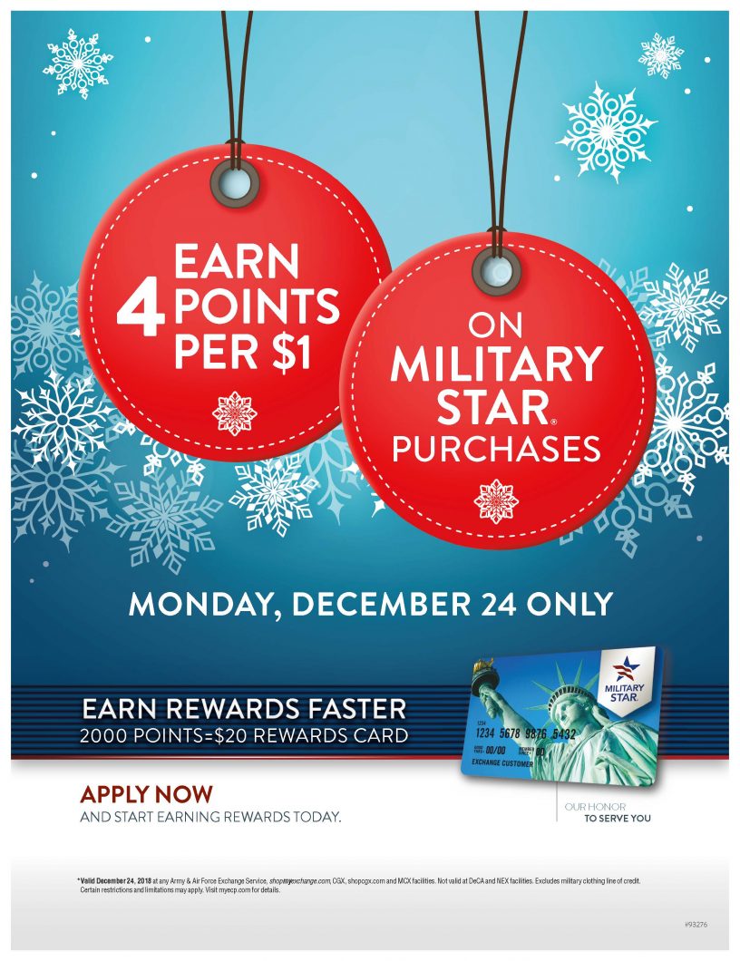 MILITARY STAR Cardholders Get Double the Value on Dec. 24 – The ...