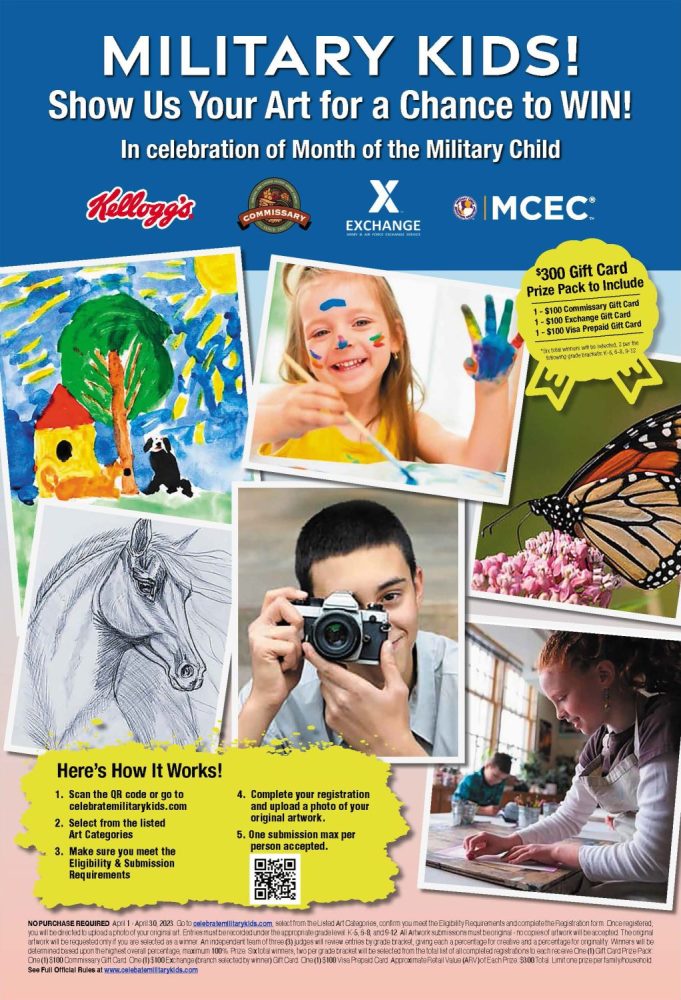 Exchange Celebrating Military Kids with April Art Contest – The ...