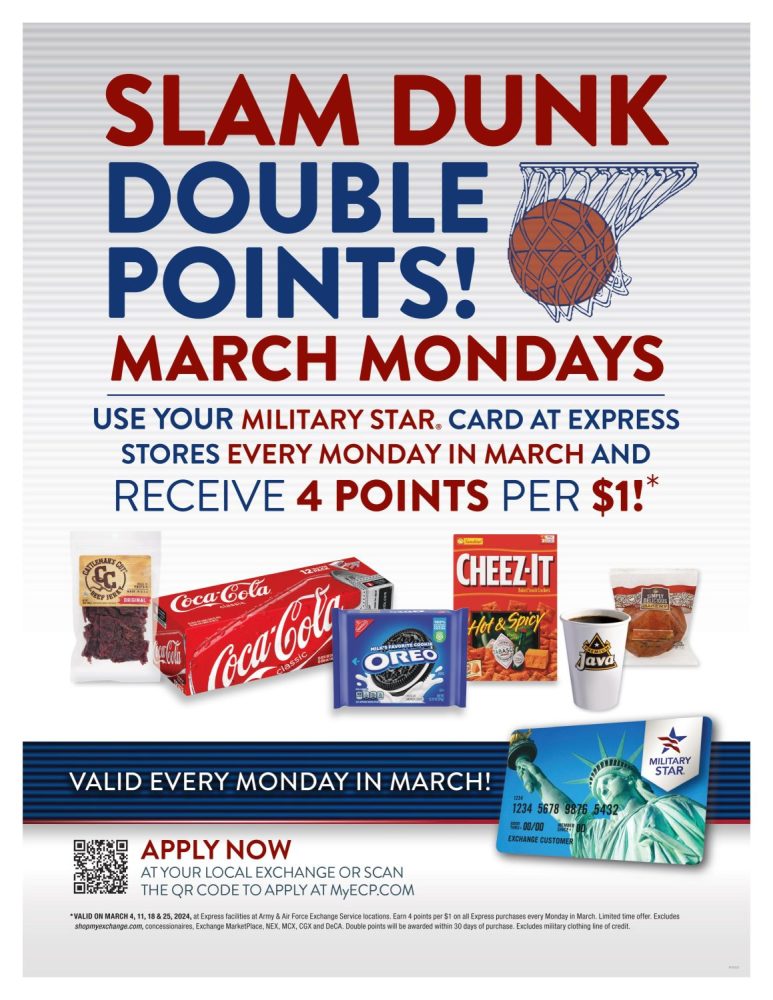 Monday Fun-Day: MILITARY STAR Cardmembers Earn Double Points at the ...