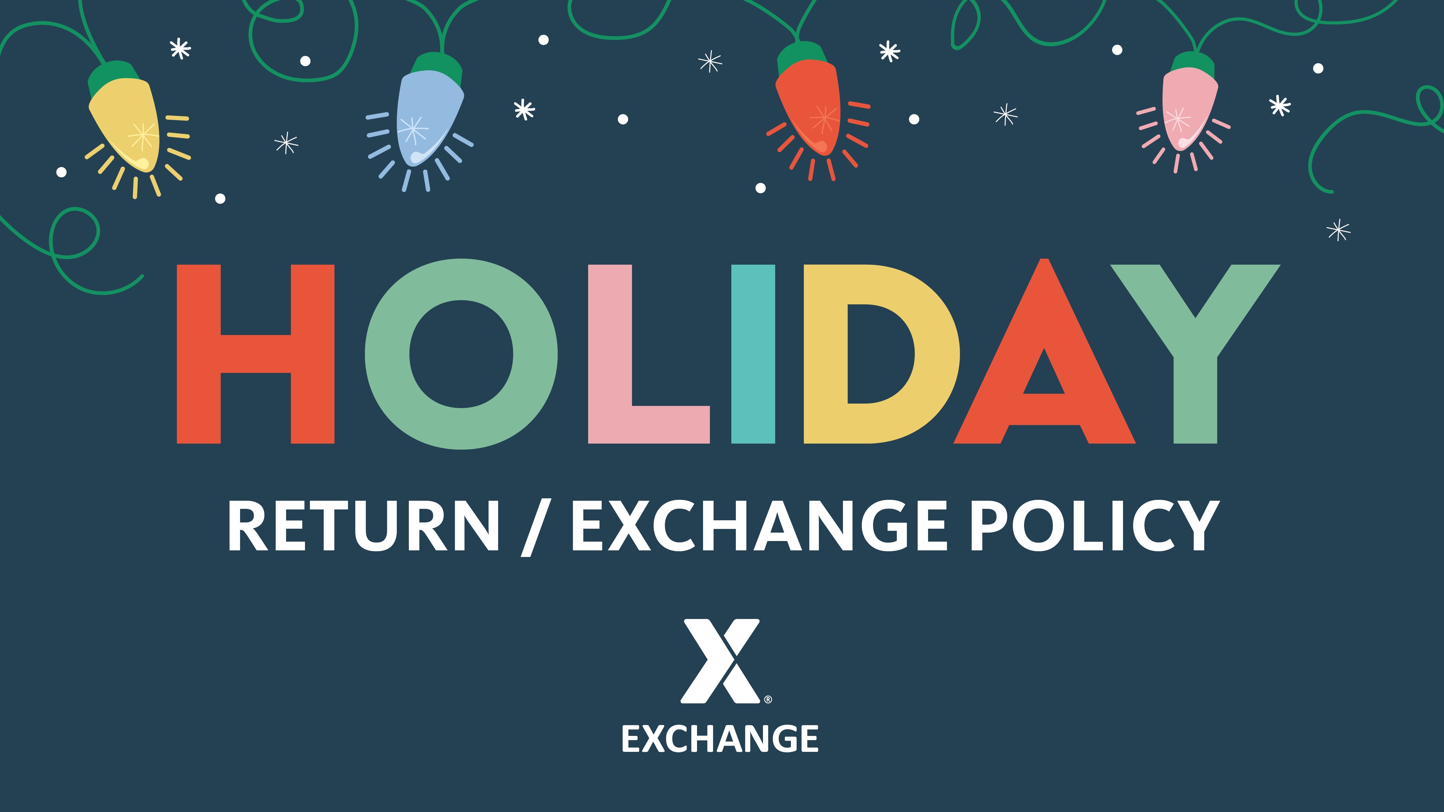 Army & Air Force Exchange Service Expands Return Policy for Holidays ...
